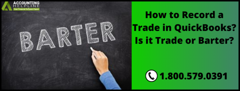 How to Record a Trade in QuickBooks? Is it Trade or Barter? | Scott M ...